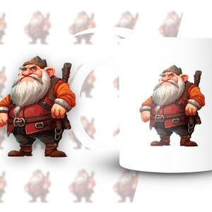 Cartoon Dwarf SVG Png Eps, Commercial Use Clipart Vector Graphics for ...