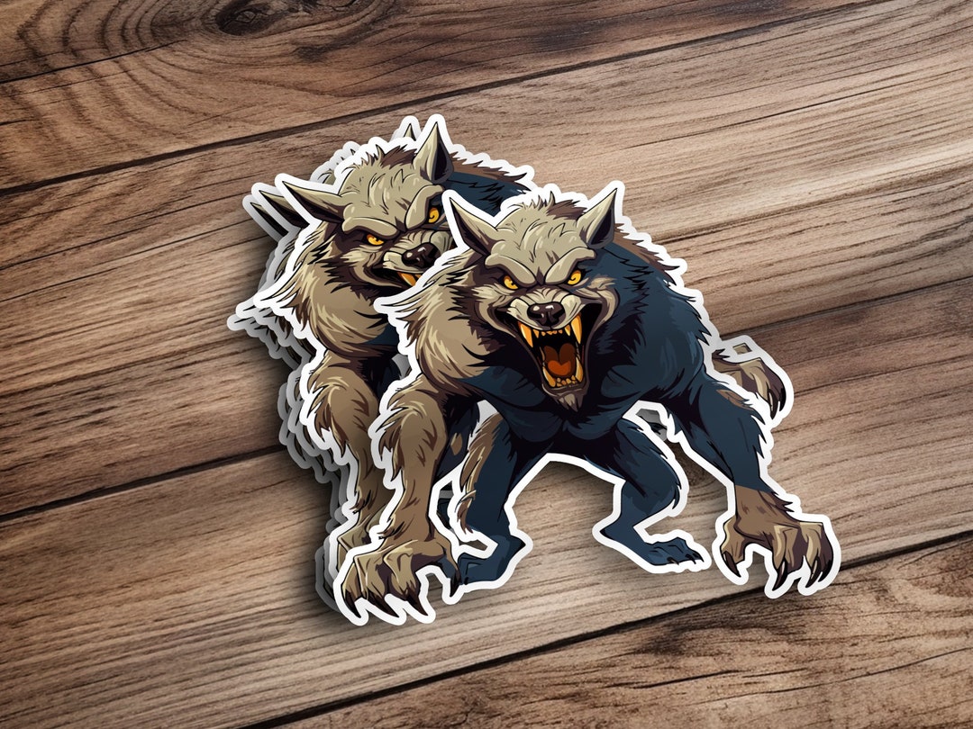Werewolf SVG Png Eps, Commercial Use Clipart Vector Graphics for Wall ...