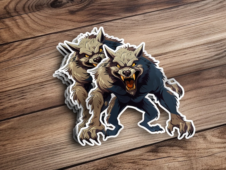 Werewolf SVG Png Eps, Commercial Use Clipart Vector Graphics for Wall ...