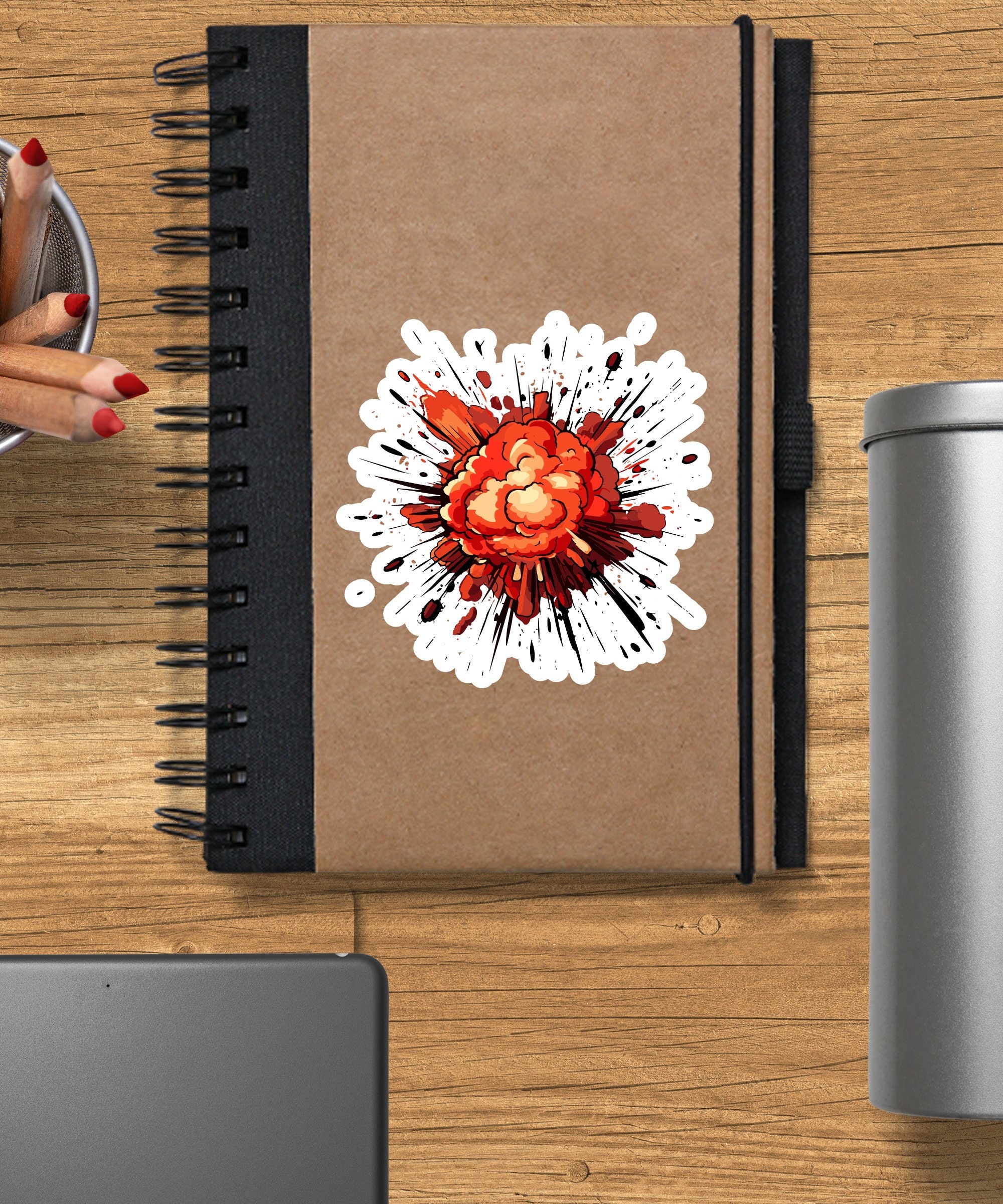 Cartoon TNT Explosion SVG Png Eps, Commercial Use Clipart Vector ...