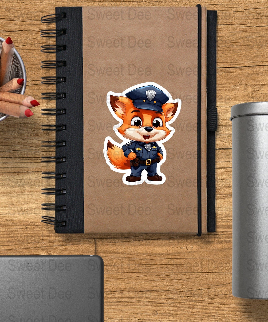 Cartoon Police Fox Svg Png Eps, Commercial Use Clipart Vector Graphics ...
