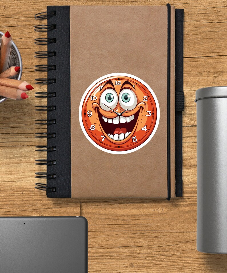 Cartoon Clock Face SVG Png Eps, Commercial Use Clipart Vector Graphics ...