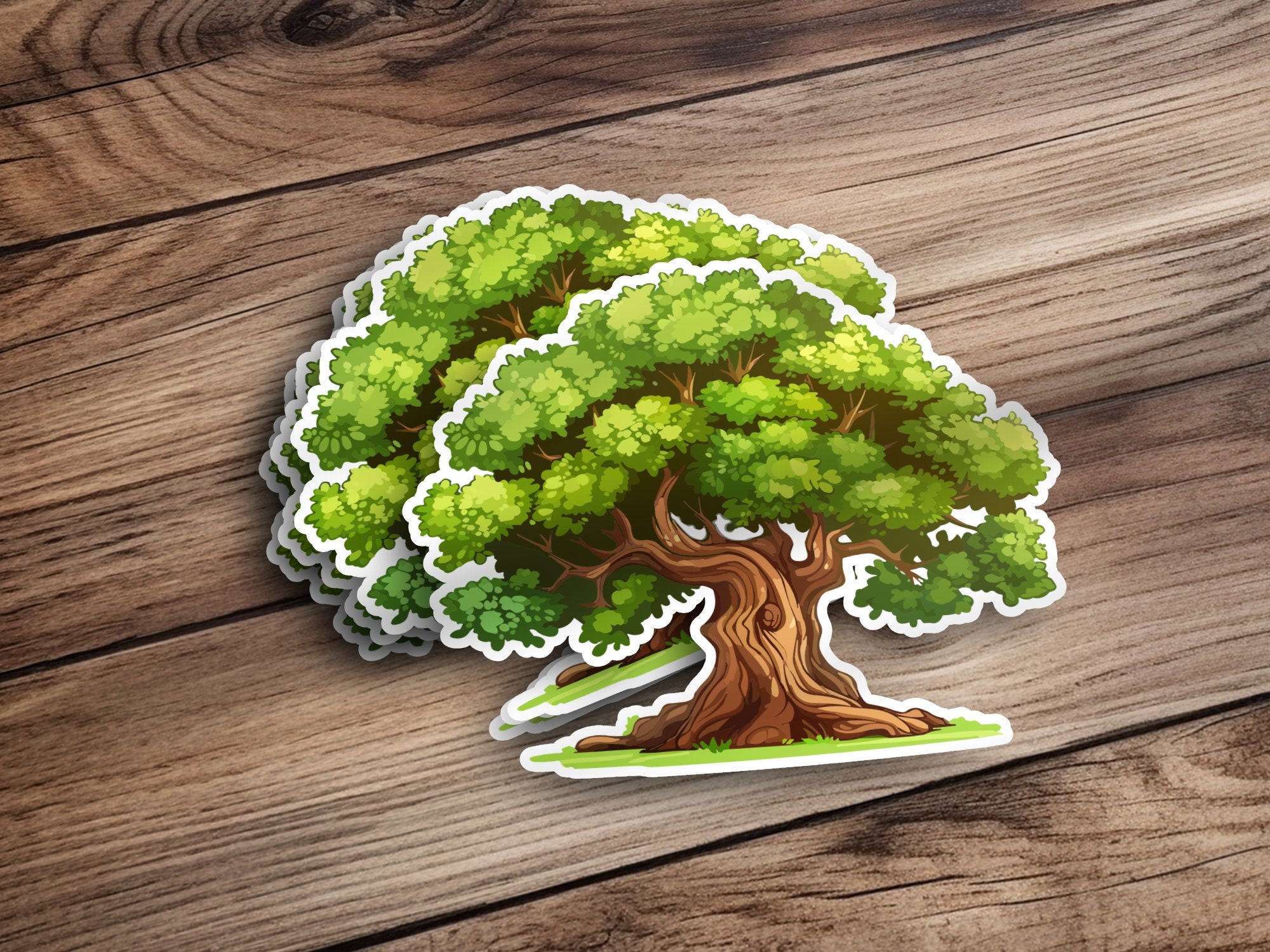 Cartoon Oak Tree Svg Png Eps, Commercial Use Clipart Vector Graphics ...