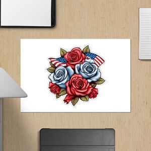 Cartoon Fourth of July Flowers SVG Png Eps, Commercial Use Clipart ...