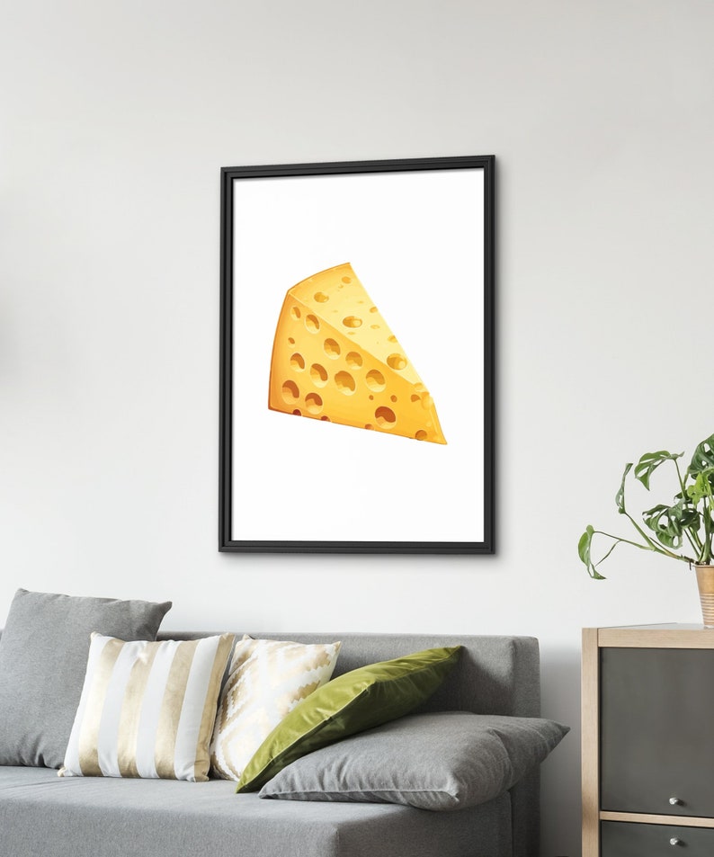 Cartoon Swiss Cheese SVG Png Eps, Commercial Use Clipart Vector ...