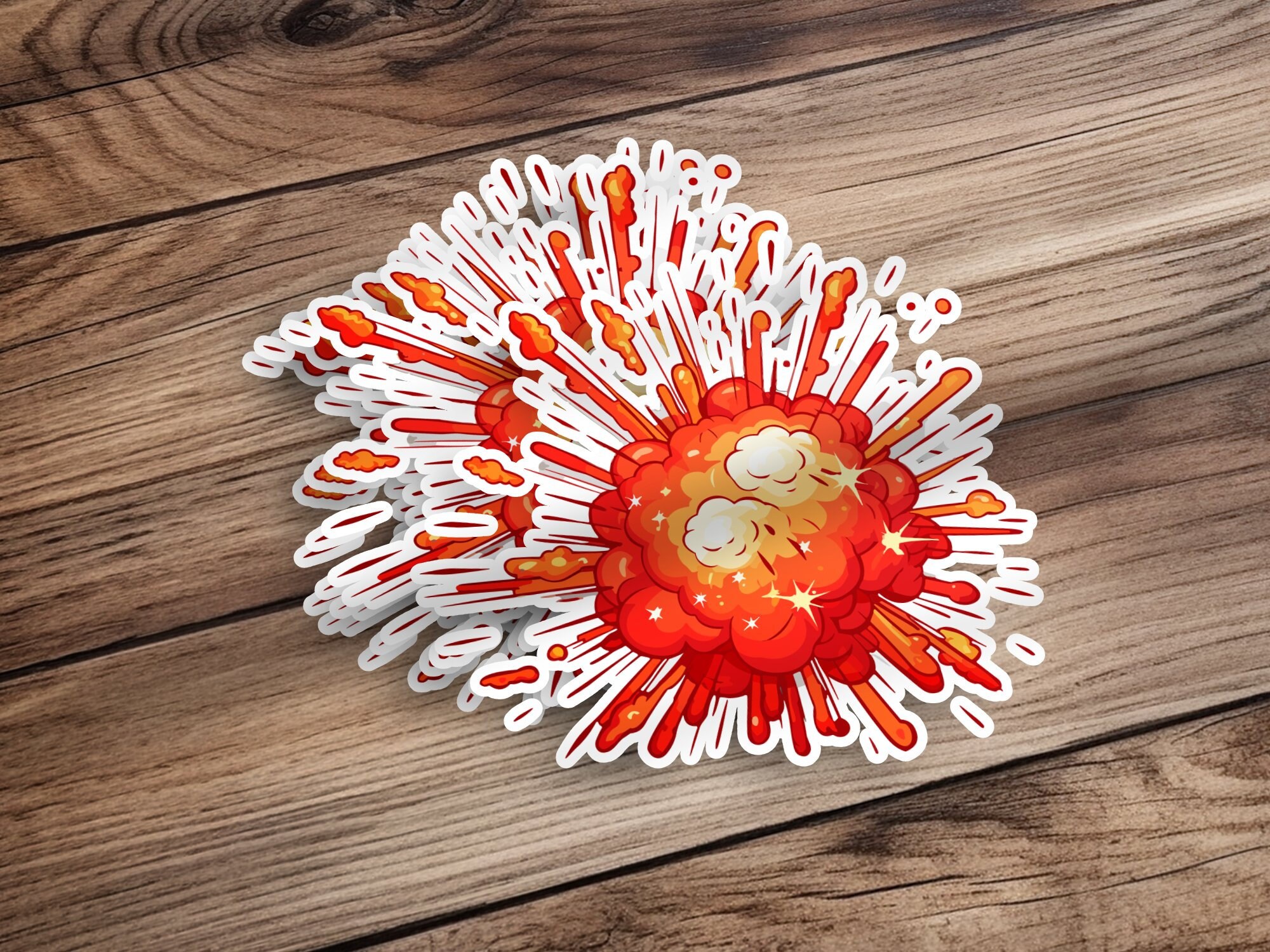 TNT Explosion Clipart: Vector Graphics for T-shirts, Wall Art (digital ...