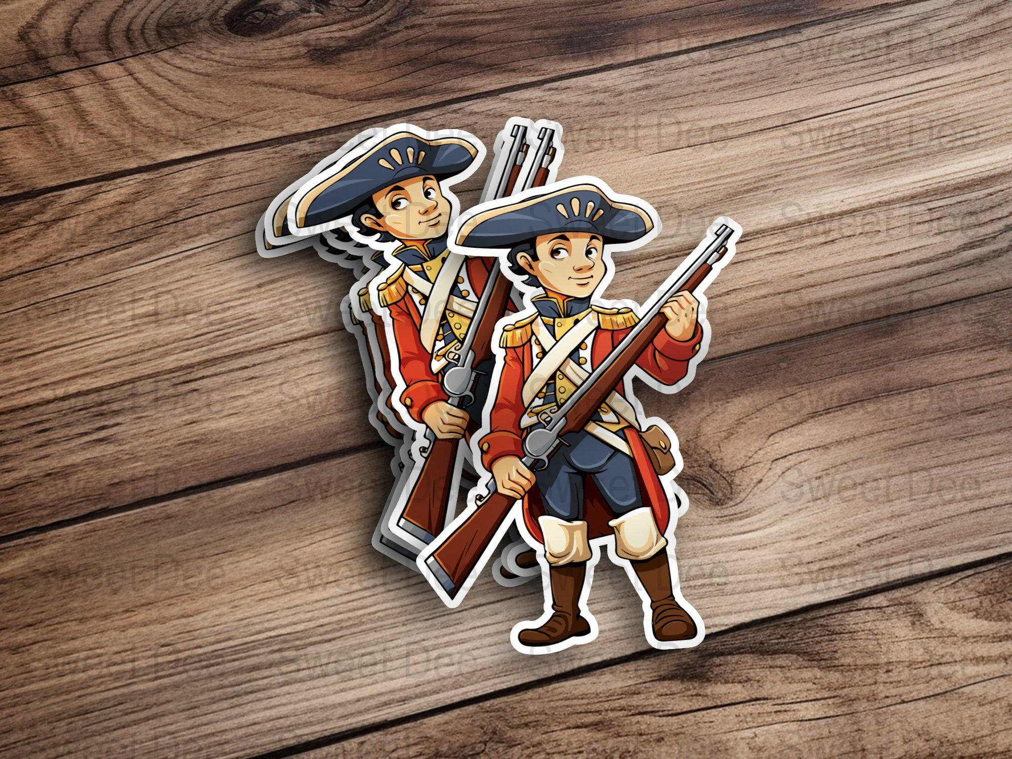 Cartoon Colonial Soldier Svg Png Eps, Commercial Use Clipart Vector ...