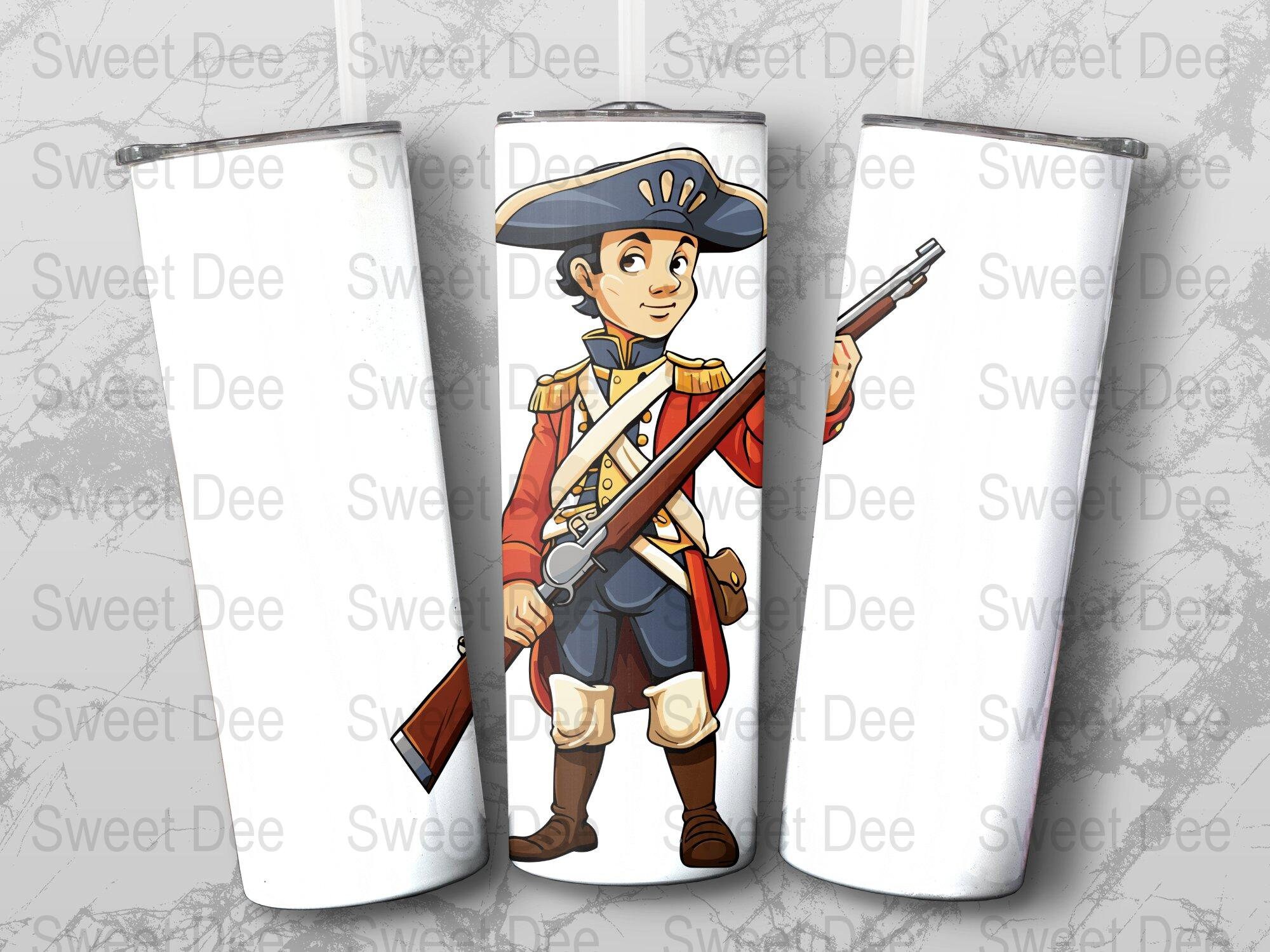 Cartoon Colonial Soldier Svg Png Eps, Commercial Use Clipart Vector ...