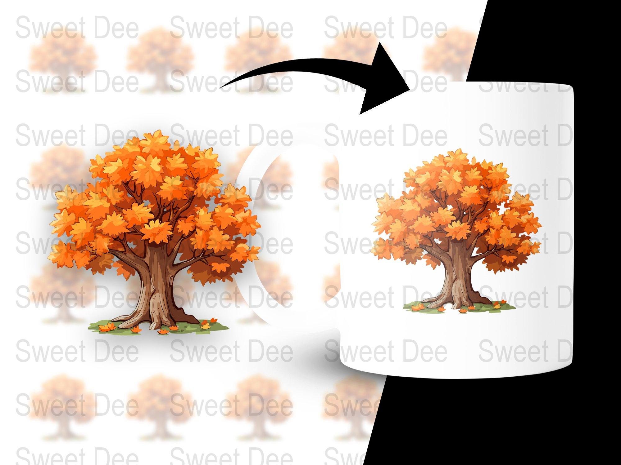 Cartoon Maple Tree Svg Png Eps, Commercial Use Clipart Vector Graphics ...