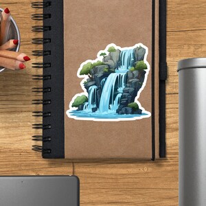 Waterfall SVG Png Eps, Commercial Use Clipart Vector Graphics for Wall ...
