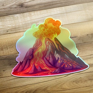 Cartoon Volcano SVG Png Eps, Commercial Use Clipart Vector Graphics for ...