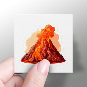 Cartoon Volcano SVG Png Eps, Commercial Use Clipart Vector Graphics for ...
