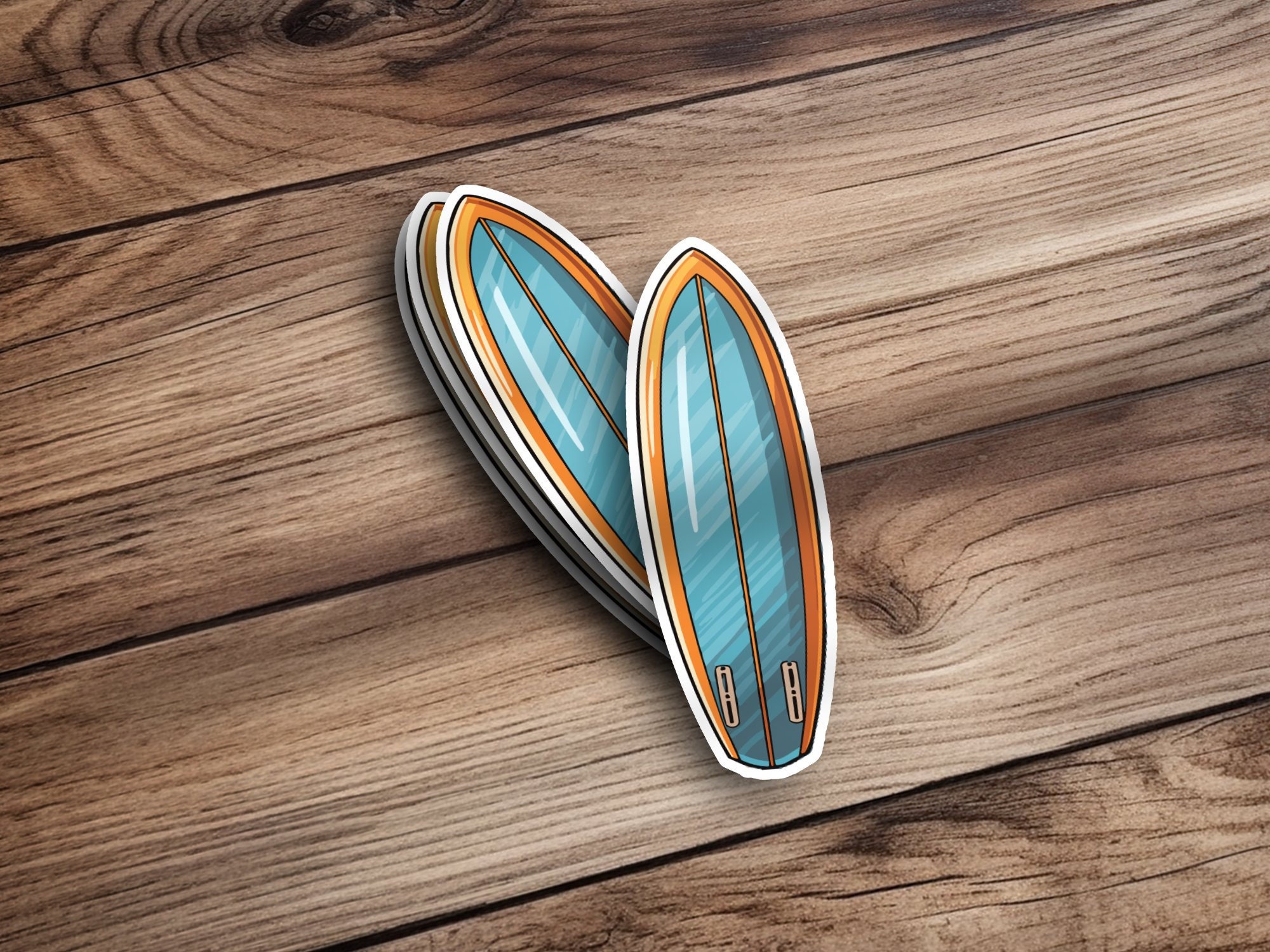 Cartoon Blue Surf Board SVG Png Eps, Commercial Use Clipart Vector ...