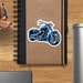 Cartoon Blue Motorcycle SVG Png Eps, Commercial Use Clipart Vector ...