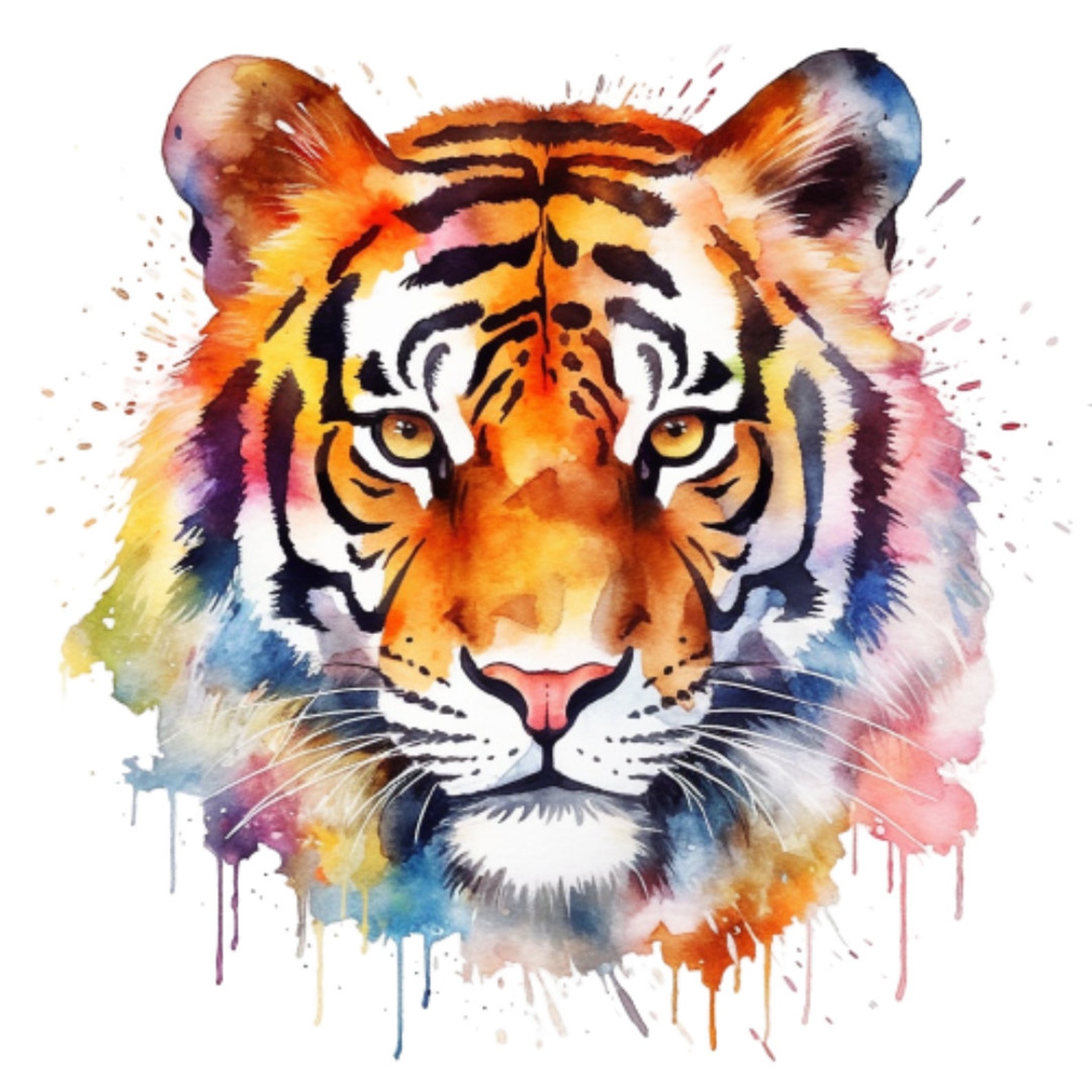 Wild Animals Watercolor Clipart, PNG, Animals Illustration, Animal ...