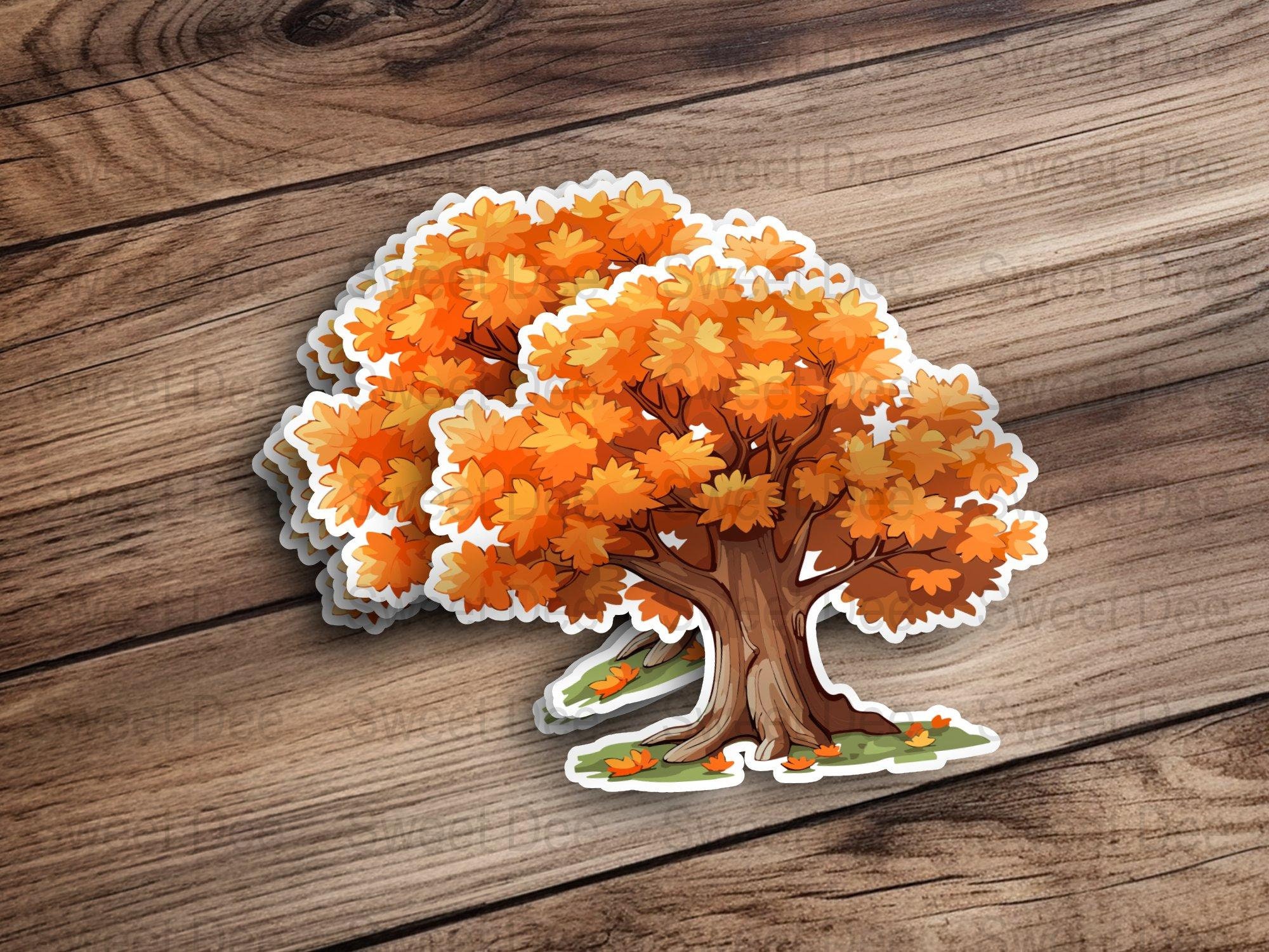 Cartoon Maple Tree Svg Png Eps, Commercial Use Clipart Vector Graphics ...