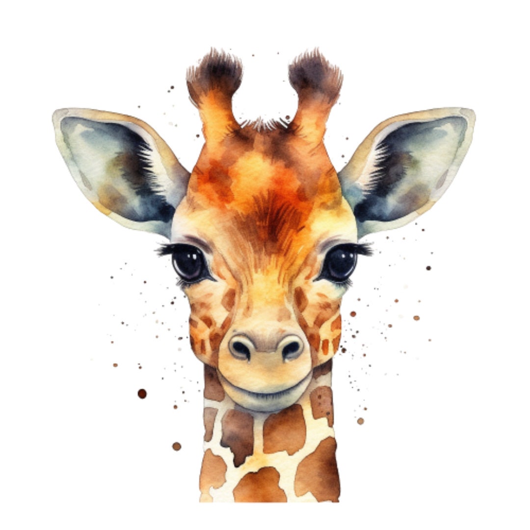 Wild Animals Watercolor Clipart, PNG, Animals Illustration, Animal ...