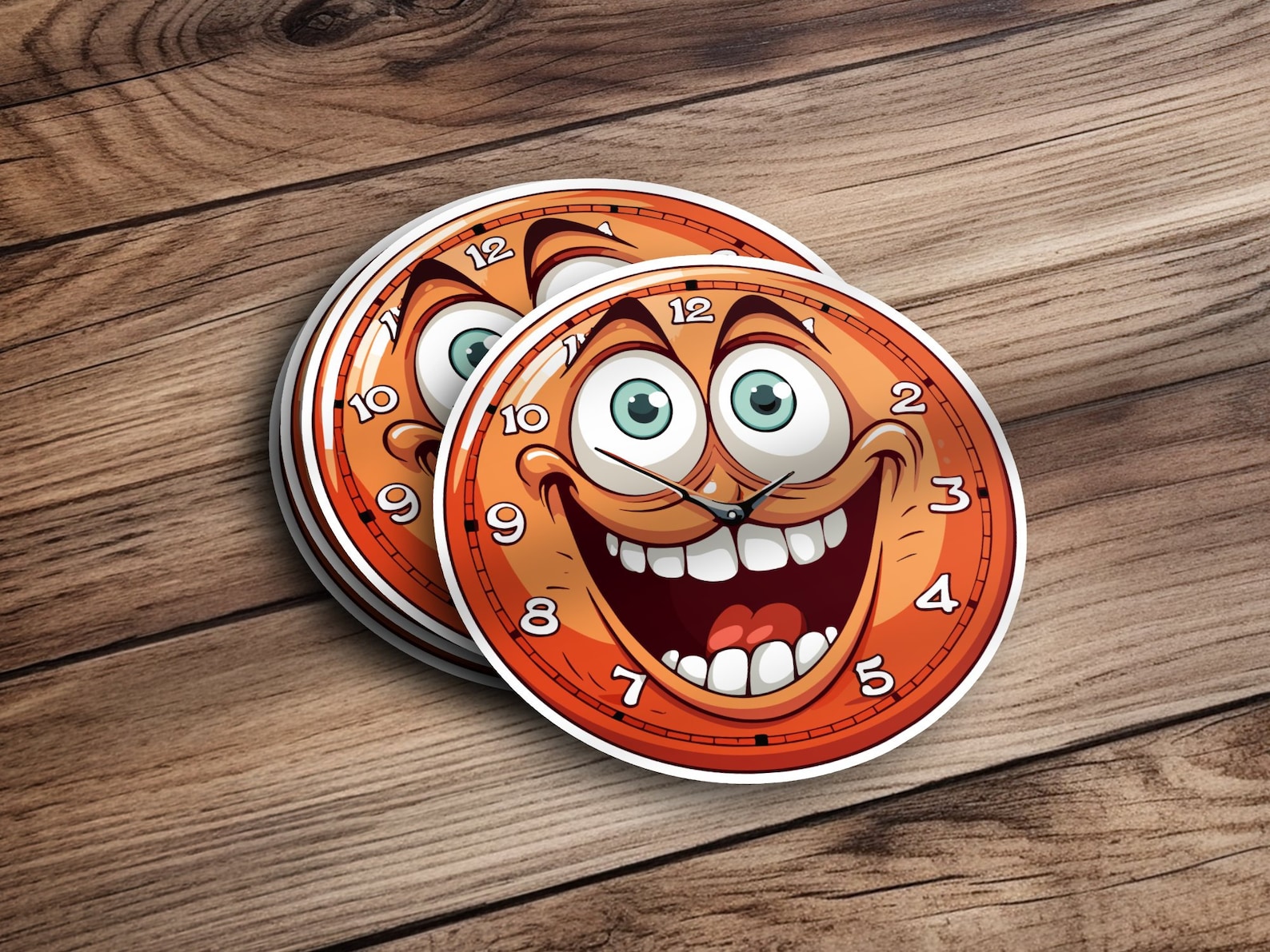 Cartoon Clock Face SVG Png Eps, Commercial Use Clipart Vector Graphics ...