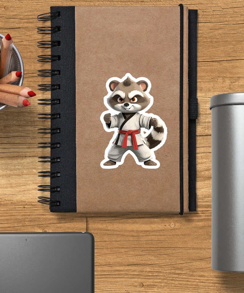 Raccoon Karate SVG Png Eps, Commercial Use Clipart Vector Graphics for ...