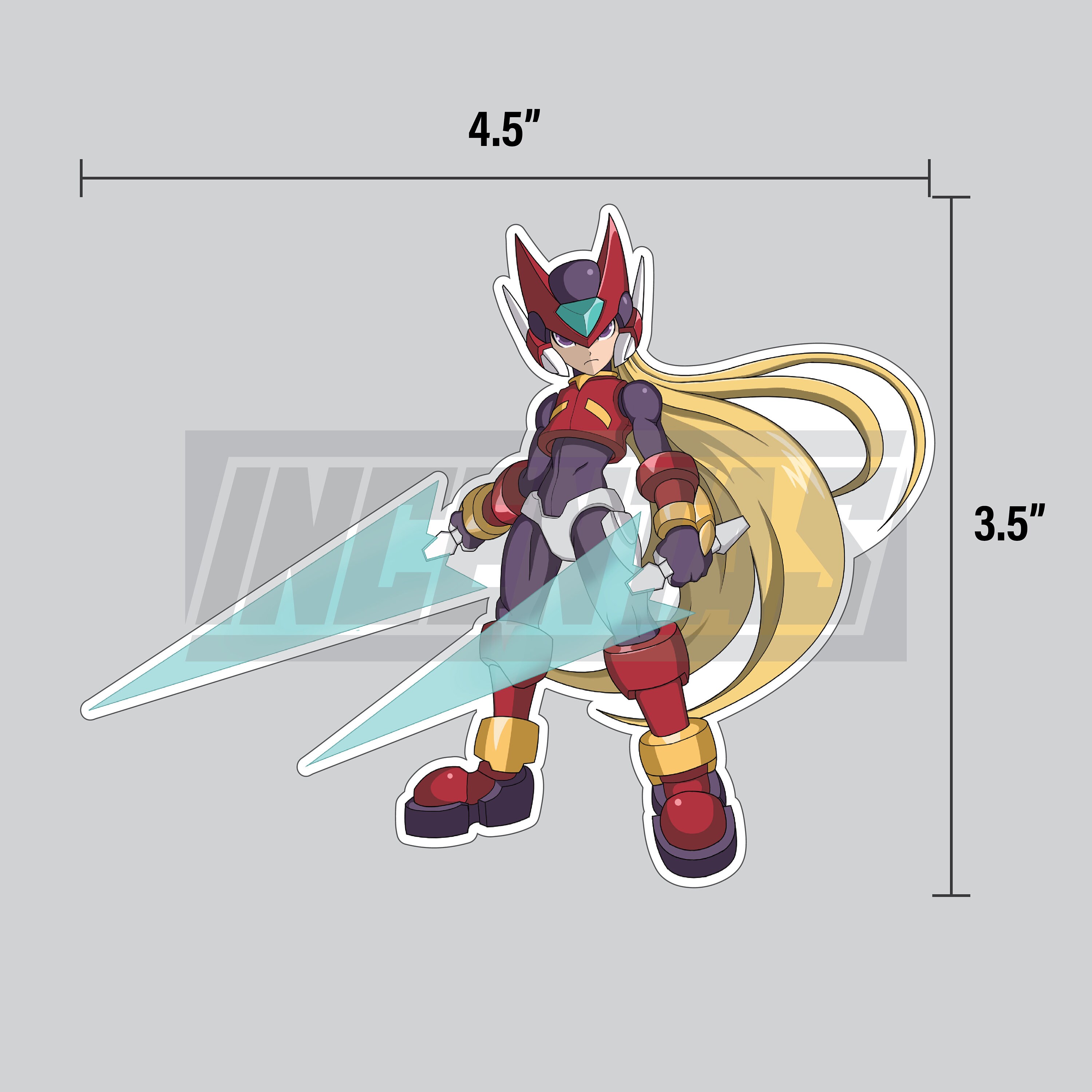Mega Man Zero Waterproof Vinyl Sticker Decal - Etsy