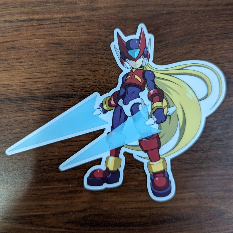 Mega Man Zero Waterproof Vinyl Sticker Decal - Etsy