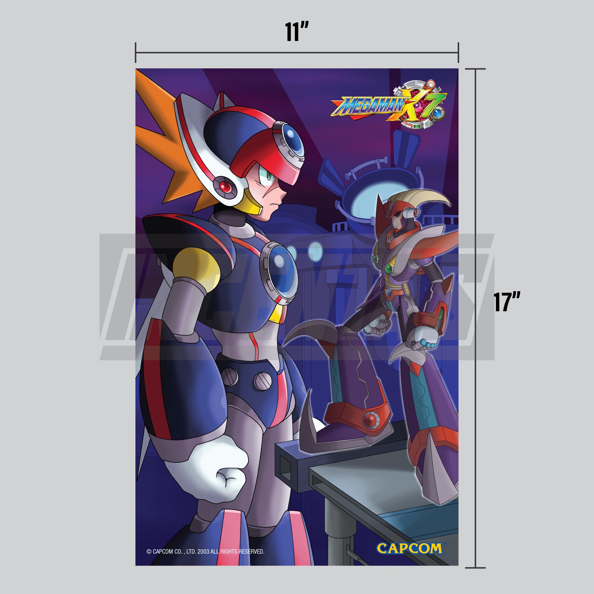 Mega Man X7: Axl & Red Alert 11x17 Fan Art - Etsy