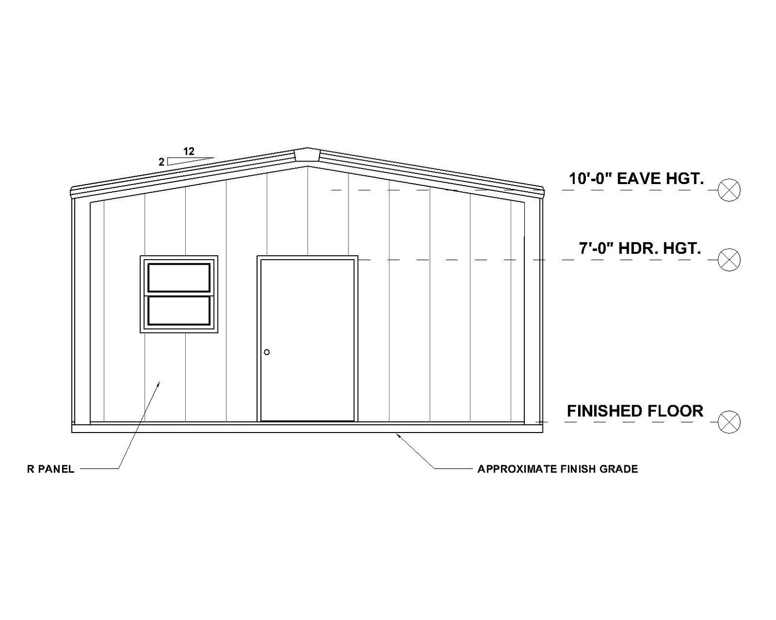 Camp House Plan: 410 Sq Ft Barndominium PDF Blueprints - Etsy