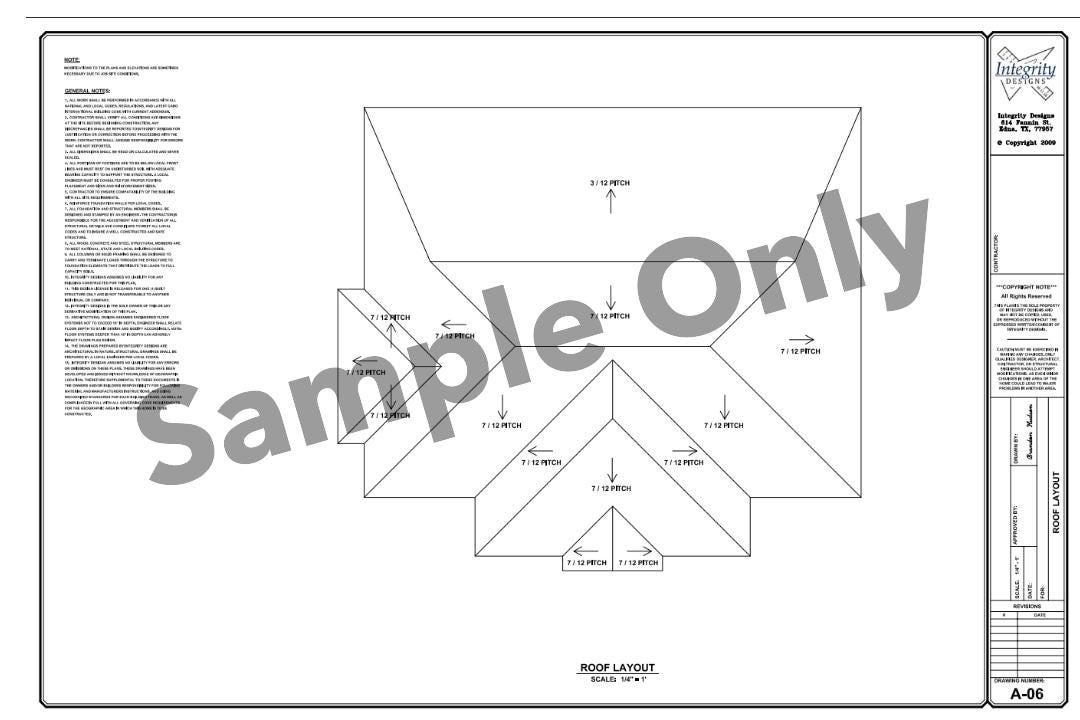 Custom House Plans - Custom Designed Blueprints - Etsy