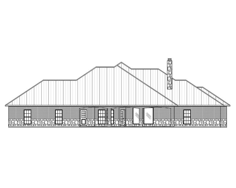 4 Bedroom Floor Plan With Vaulted Ceiling - PDF Blueprints - Etsy Canada