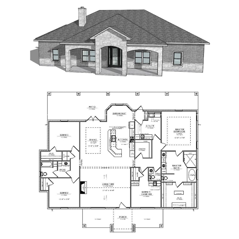 Guest House Plans - Etsy