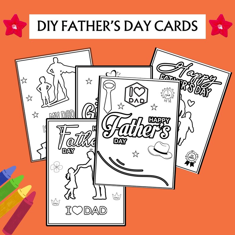 DIY Father's Day Gifts, Father's Day Activities for Kids, Printable ...