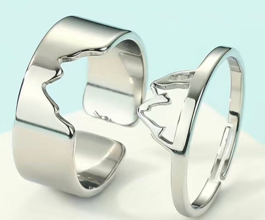 Mountain Stackable Ring - Etsy