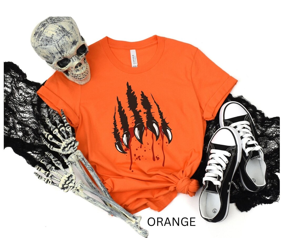Beast Claw Shirt, Claw and Blood Shirt, Halloween Horror Shirt, Beastly ...