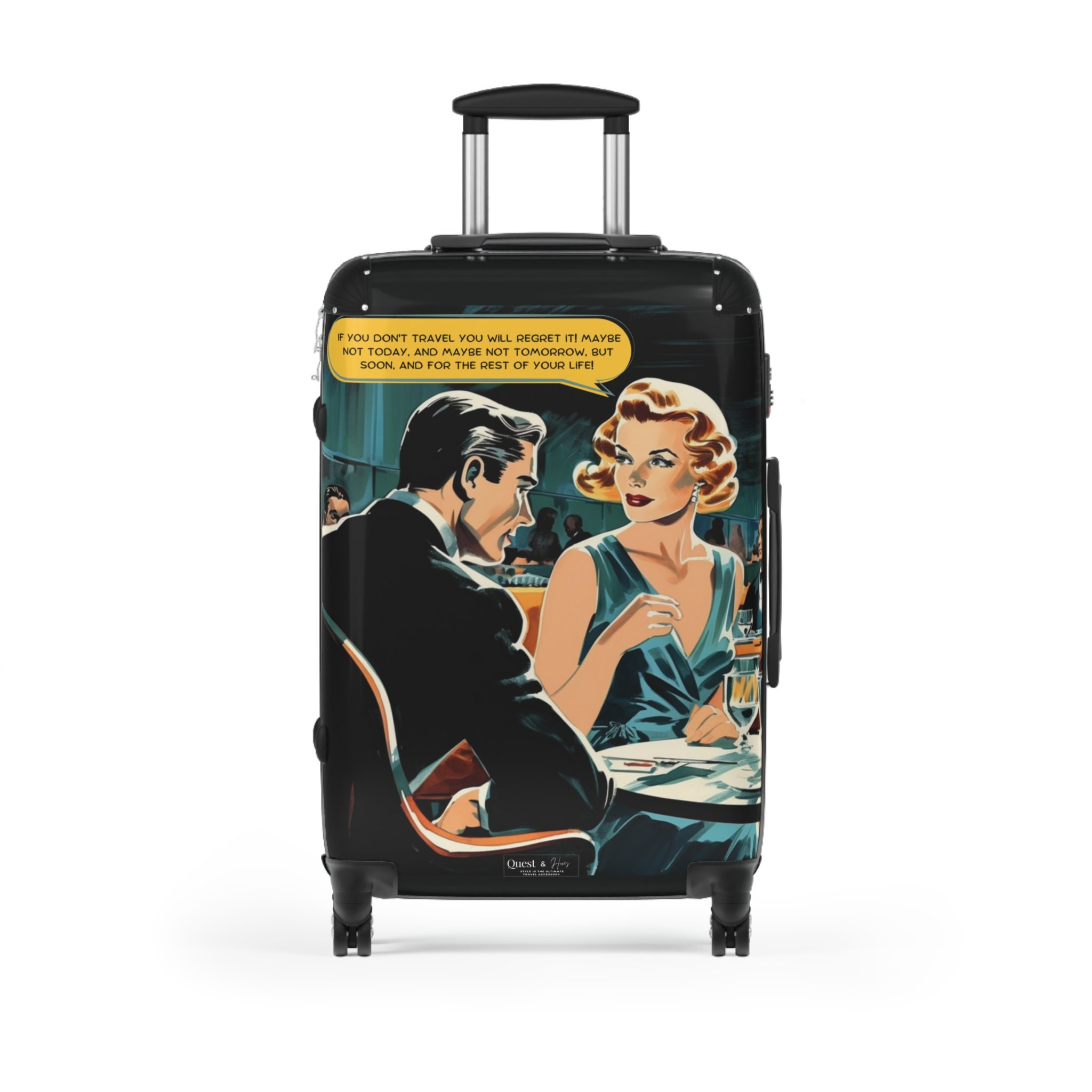 If You Don't Travel You Will Regret It, Suitcase sold by Hinge Lyssa ...