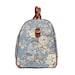 Waterproof Travel Bag Duffle Bag Weekender in French Toile in Blue With ...