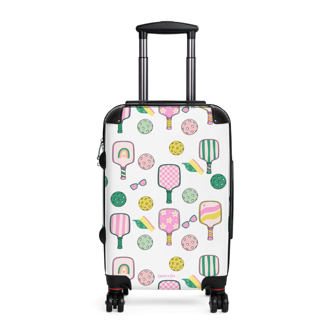 Colorful Travel Suitcase With Fun Patterns, Luggage for Vacation ...