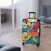 Retro Flowers in Our Funky Fauna Design, Rolling Luggage, Available in ...
