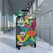 Retro Flowers in Our Funky Fauna Design, Rolling Luggage, Available in ...