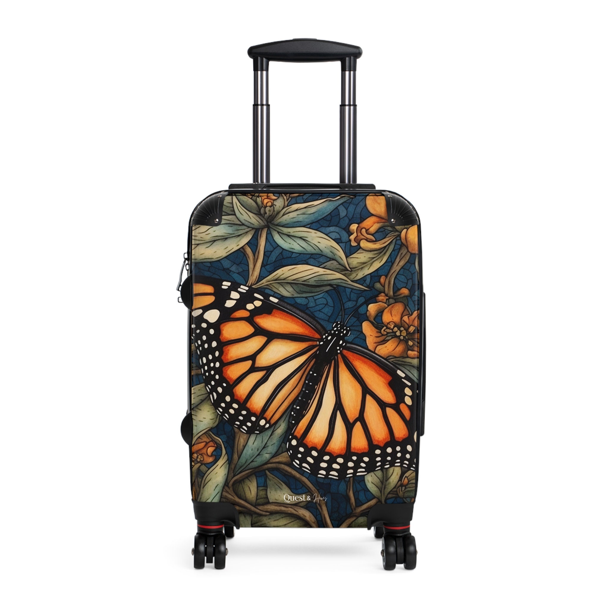 The Elegant Monarch Butterfly Suitcase, Available in 3 Sizes, Carry on ...