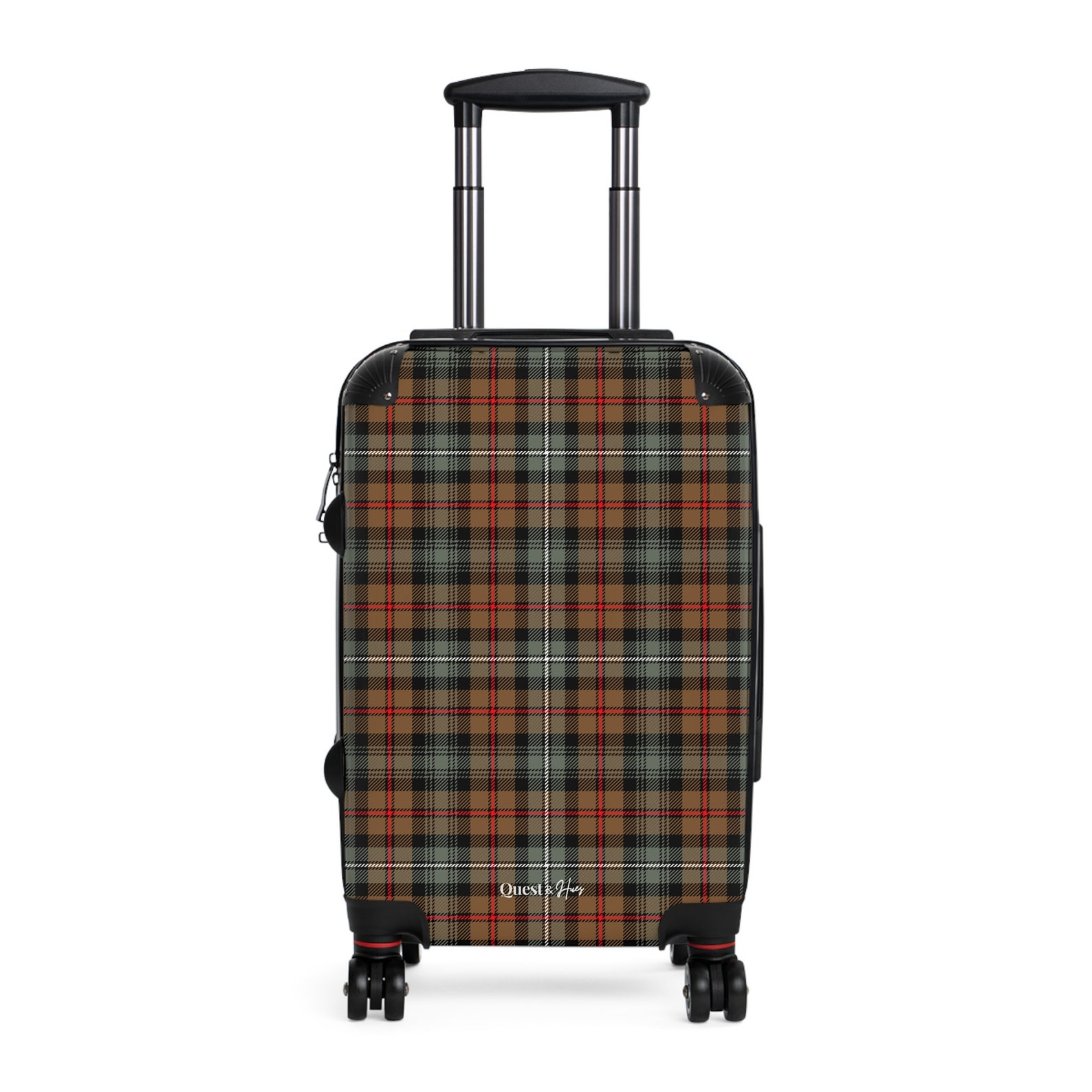 Rolling Luggage Carry on Suitcase With Wheels Scottish Tartan Plaid ...