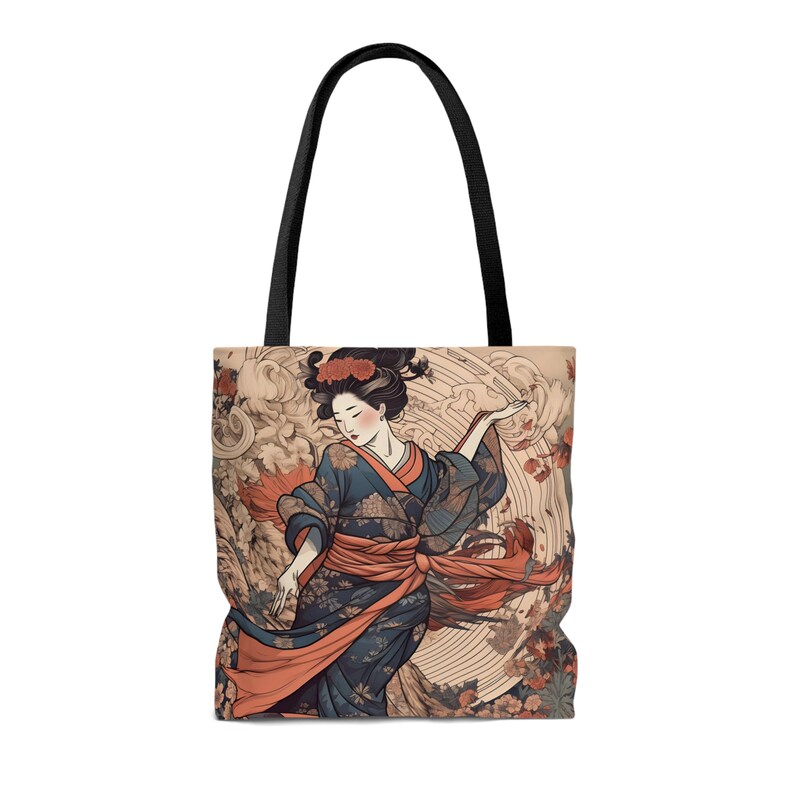 Traditional Japanese Art of a Geisha Girl. Spacious Tote Bag - Etsy