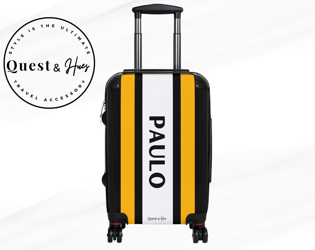 Personalized Rolling Suitcase Customized With Name Available in 3 Sizes ...