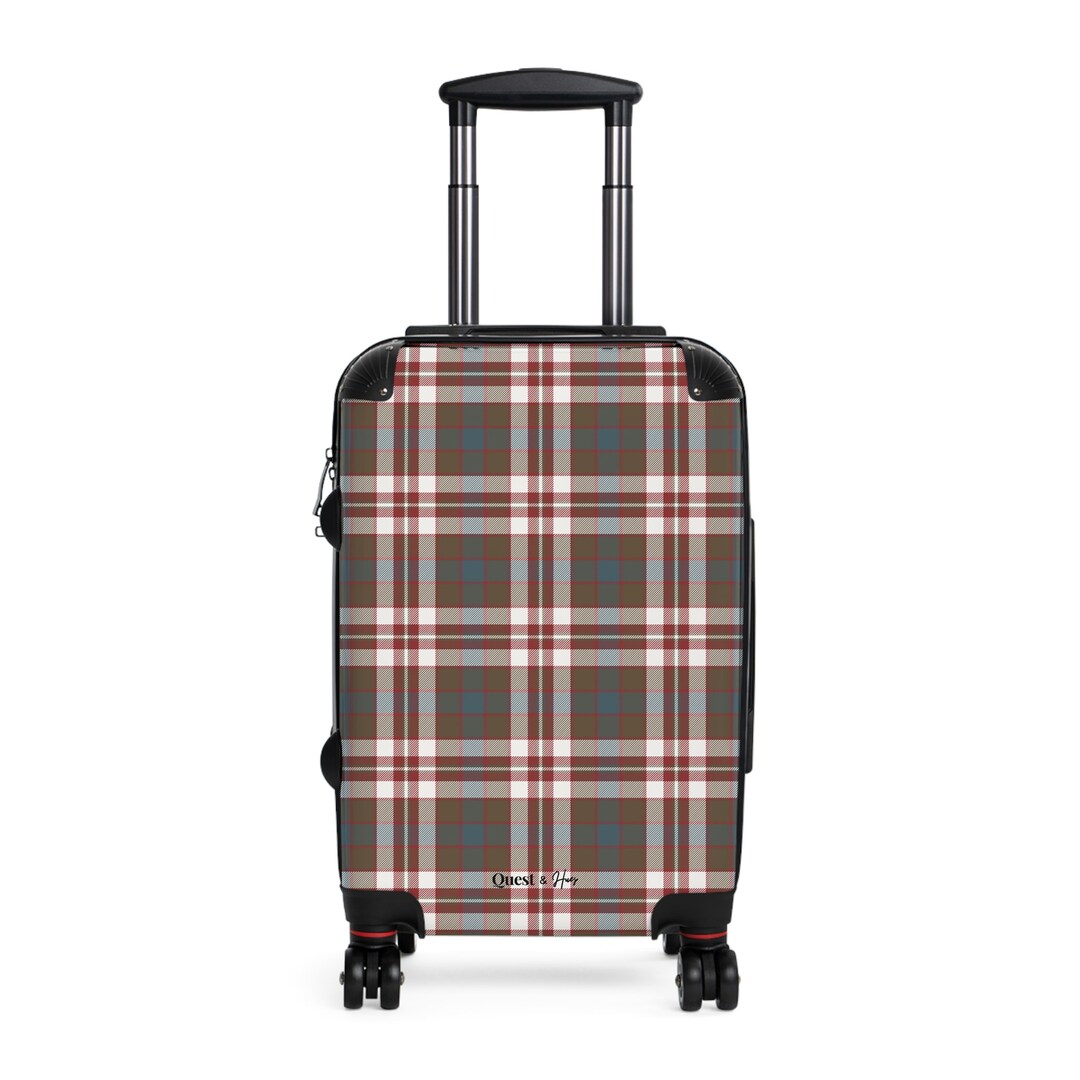 Luggage Carry on Suitcase With Wheels Scottish Tartan Plaid Available ...