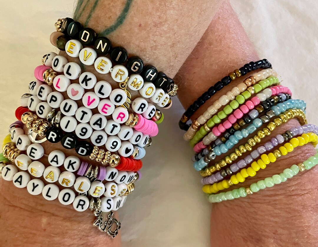 Taylor Swift Inspired Eras Tour Friendship Bracelets Reputation ...