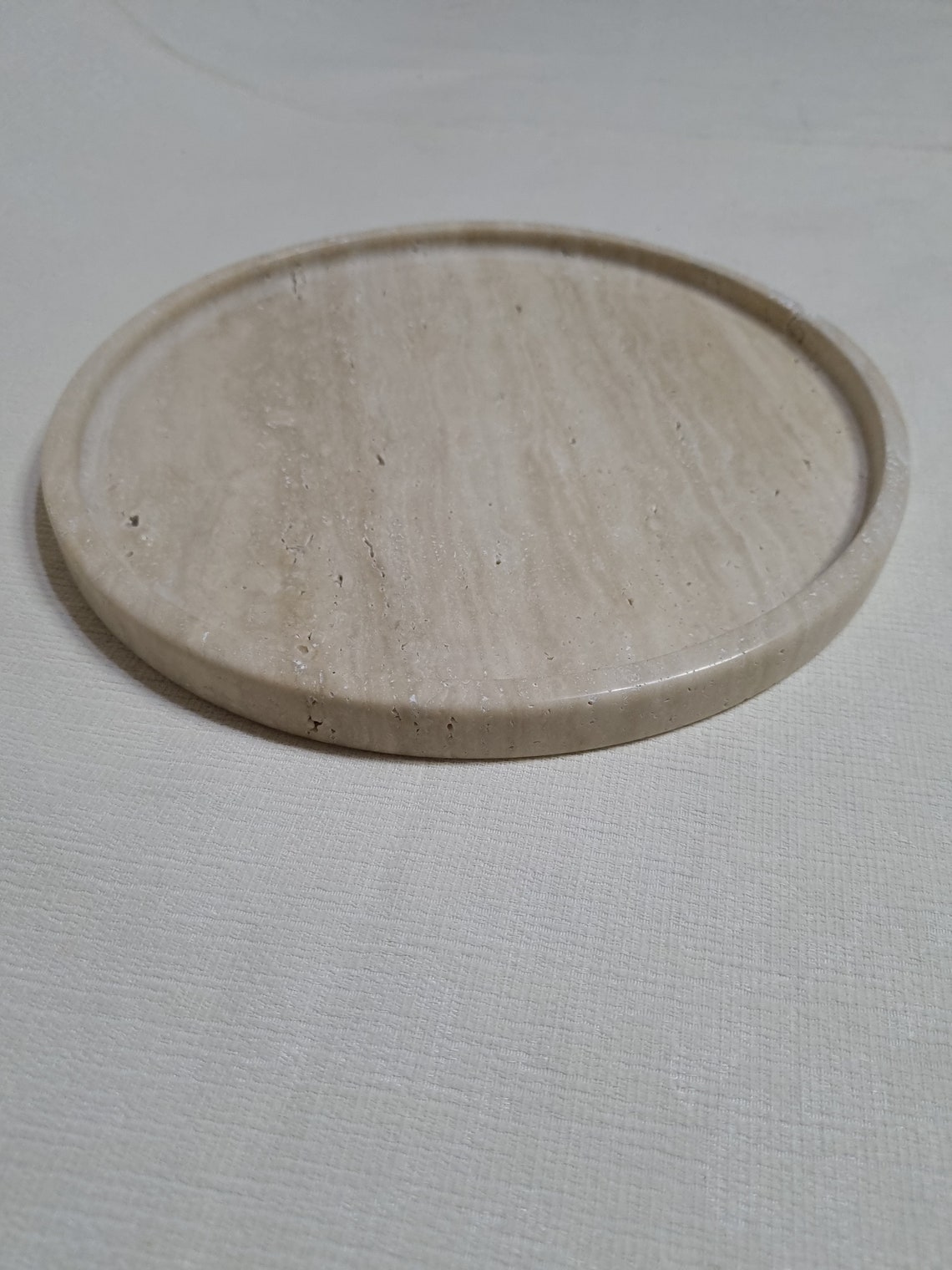 10 Travertine Tray-travertine Plate-catcher-hand Made natural Stone ...