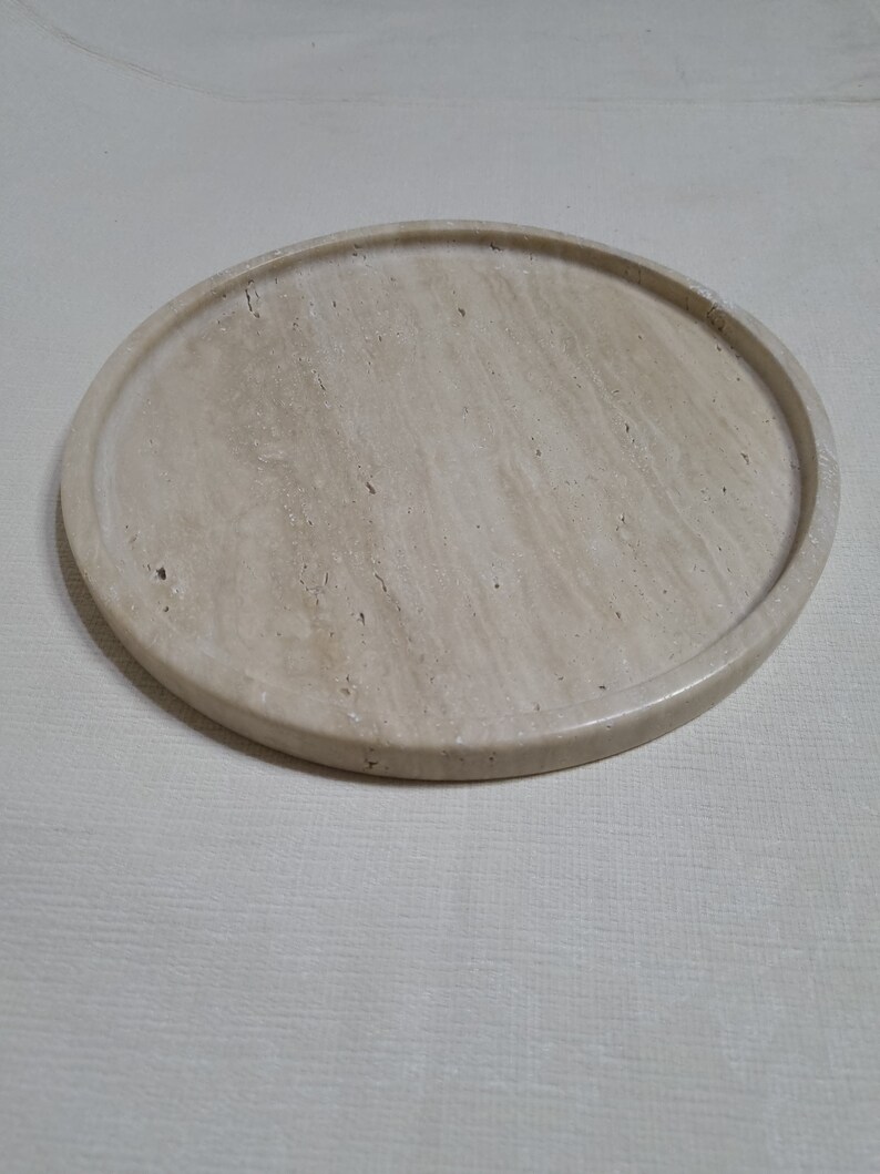 10 Travertine Tray-travertine Plate-catcher-hand Made natural Stone ...