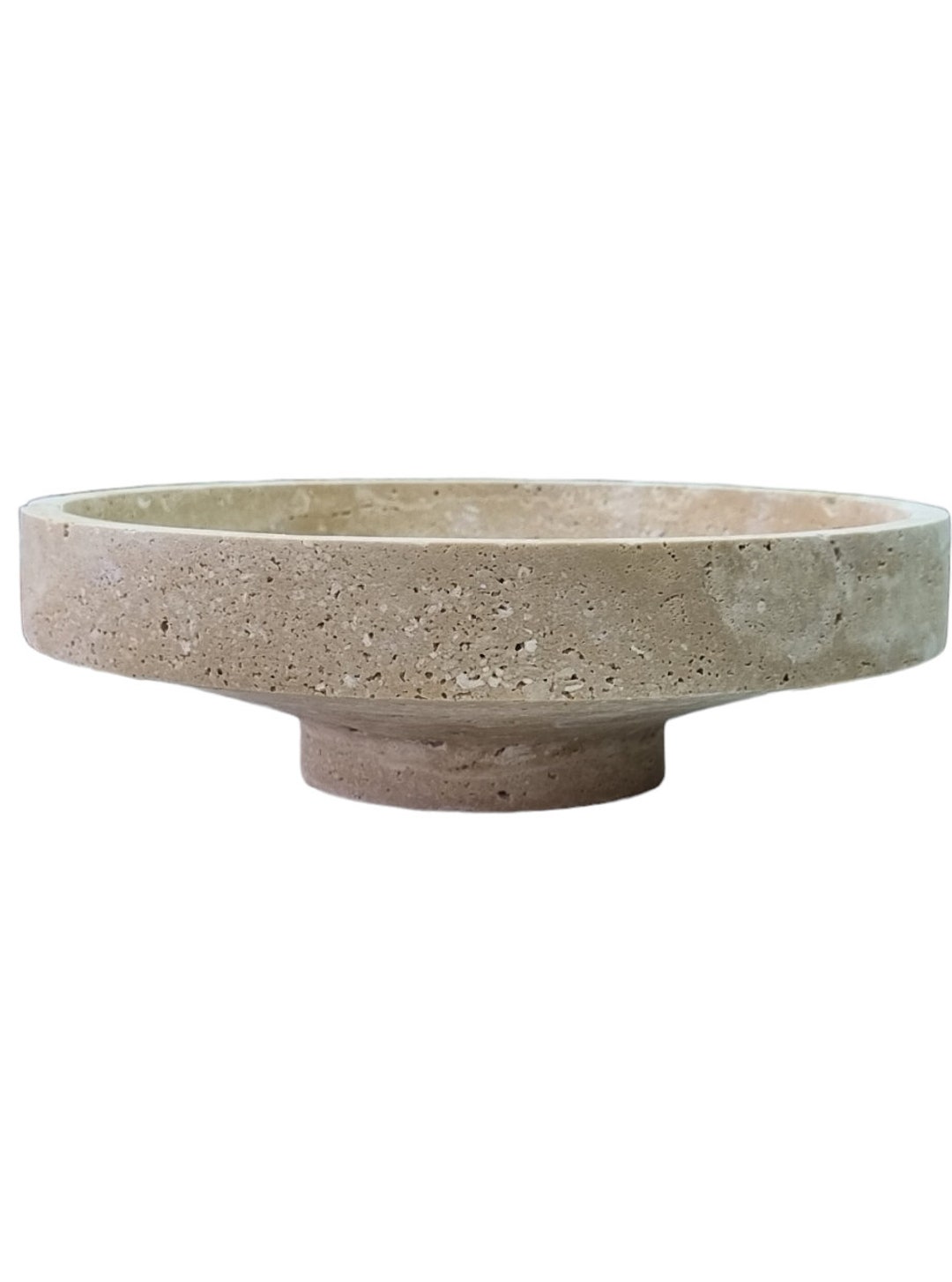 10 Travertine Pedestal Bowl-travertine Serving Bowl-travertine Curved ...