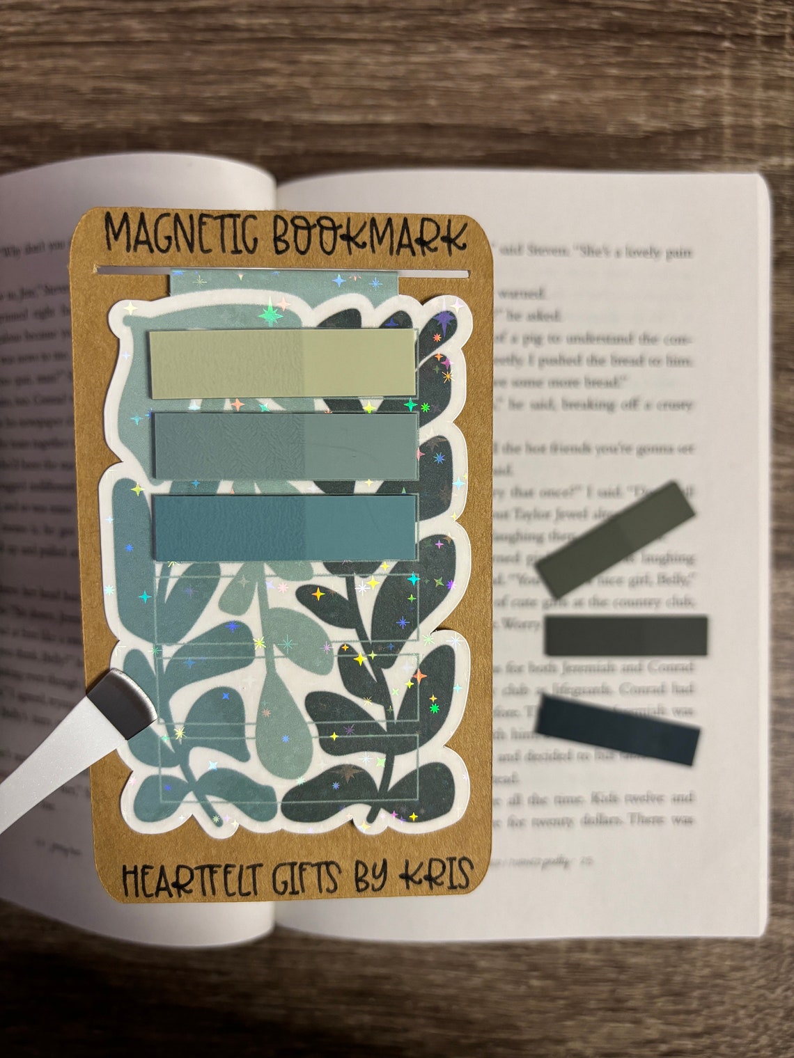 Leaves Magnetic Tab Holder Bookmark | Gifts for Women Girls, Mom’s ...