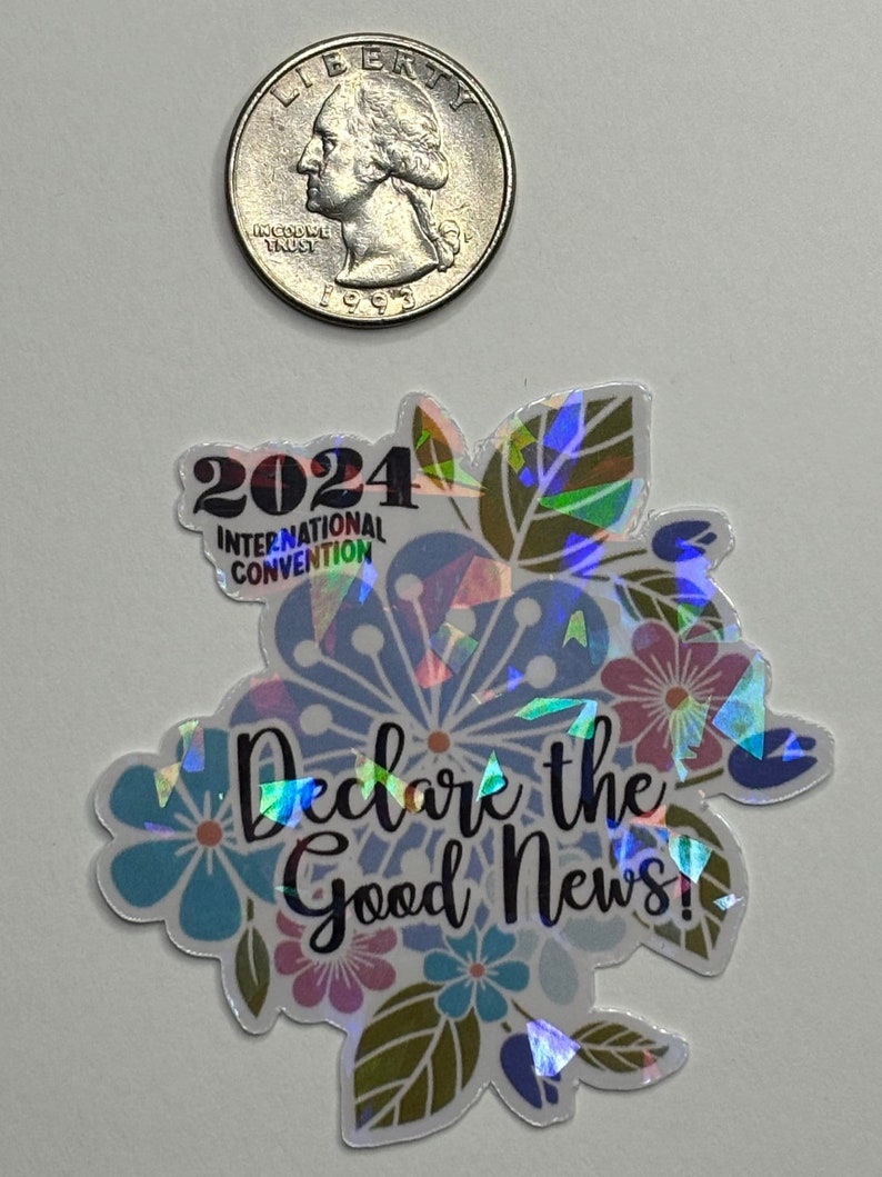 2024 Declare the Good News International Convention Sticker JW Gifts ...