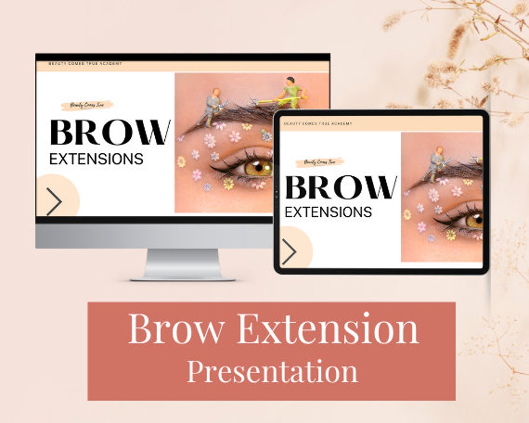 Brow Extension Manual Template Eyebrow Shaping Guide Brow Artist Tool ...